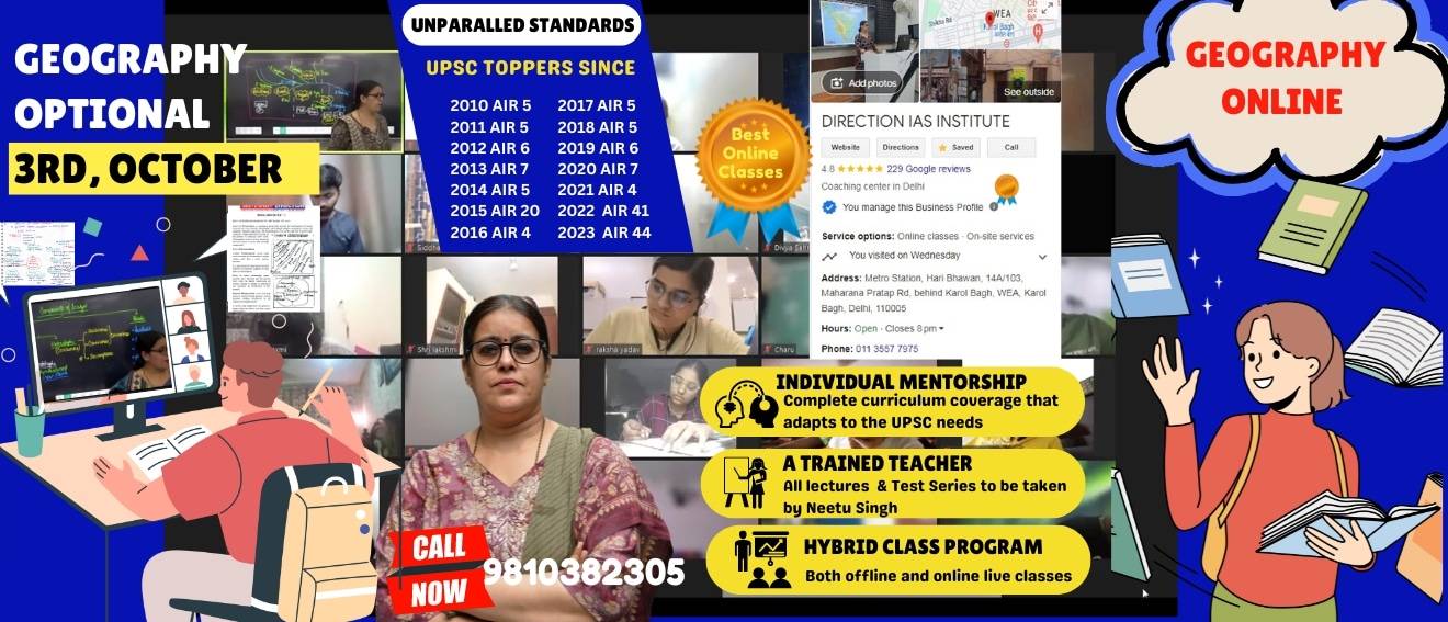 DIRECTION IAS Know for Geography Optional